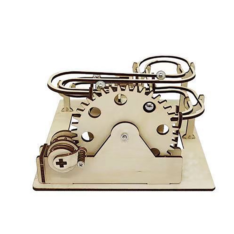 Marble Race Run 3D Wooden Puzzle Mechanical Kit St... – Grandado