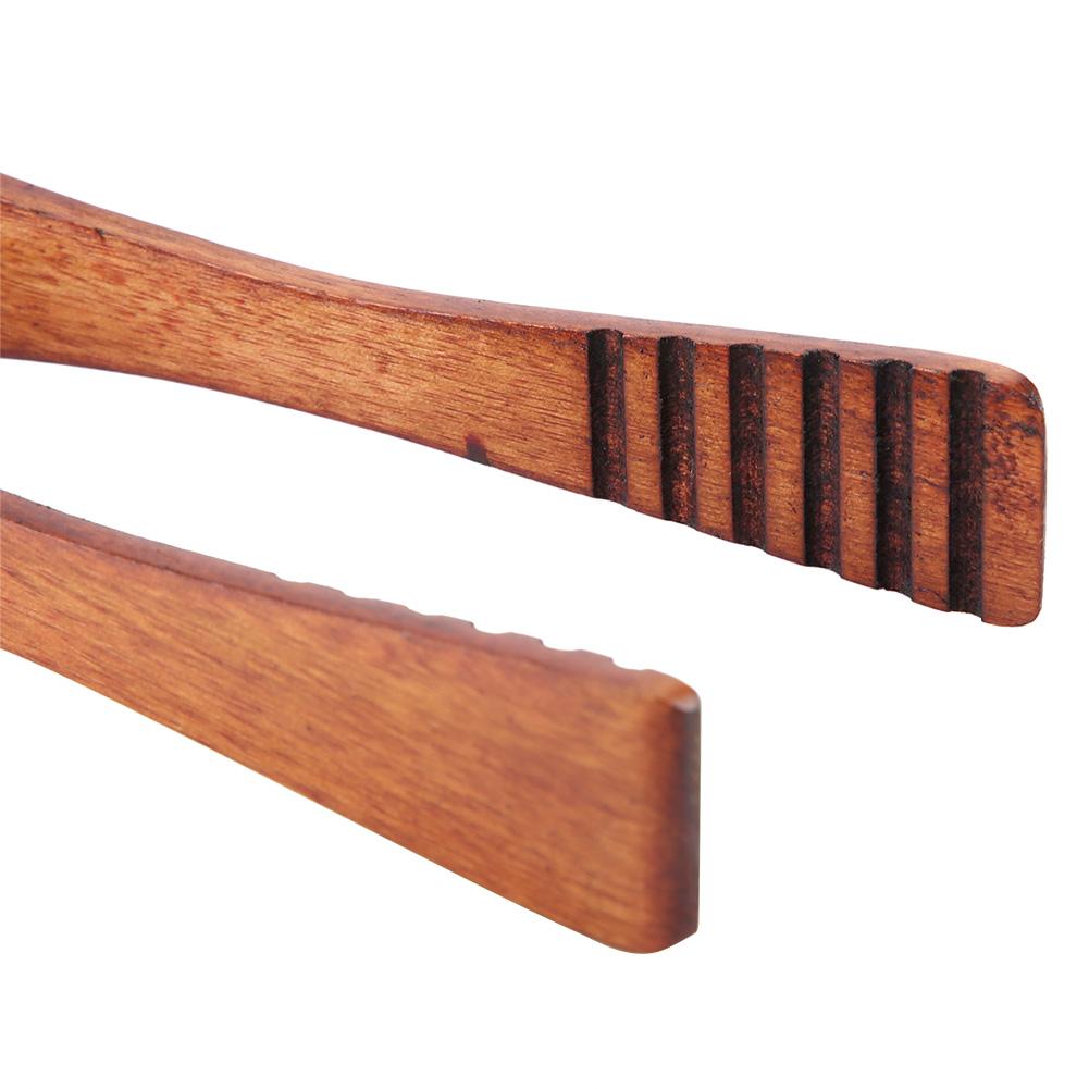 Pinza de barbacoa de madera con cepillo de aceite ... – Grandado