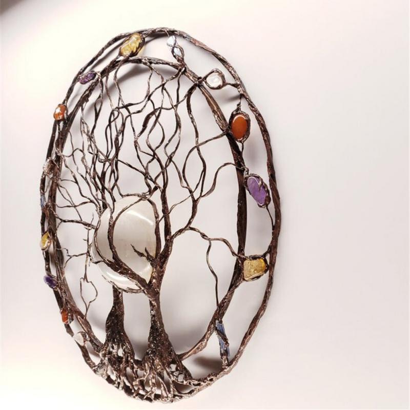 3D Round Tree Of Life Wall Hanging Decorations Dia... – Grandado