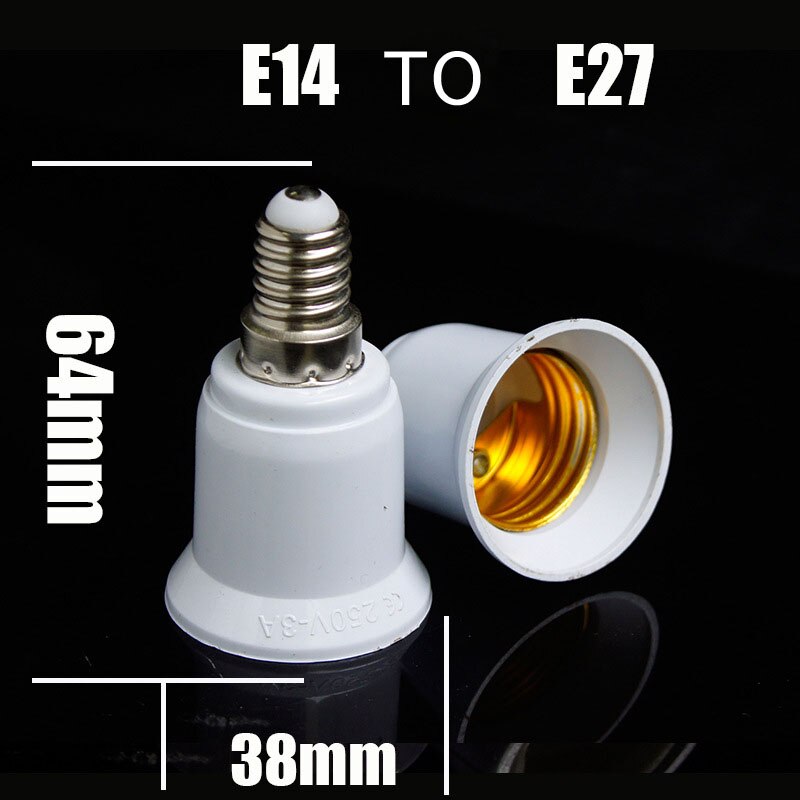 Converters E14 TO E27 LED Halogen CFL Light Bulb L... – Grandado