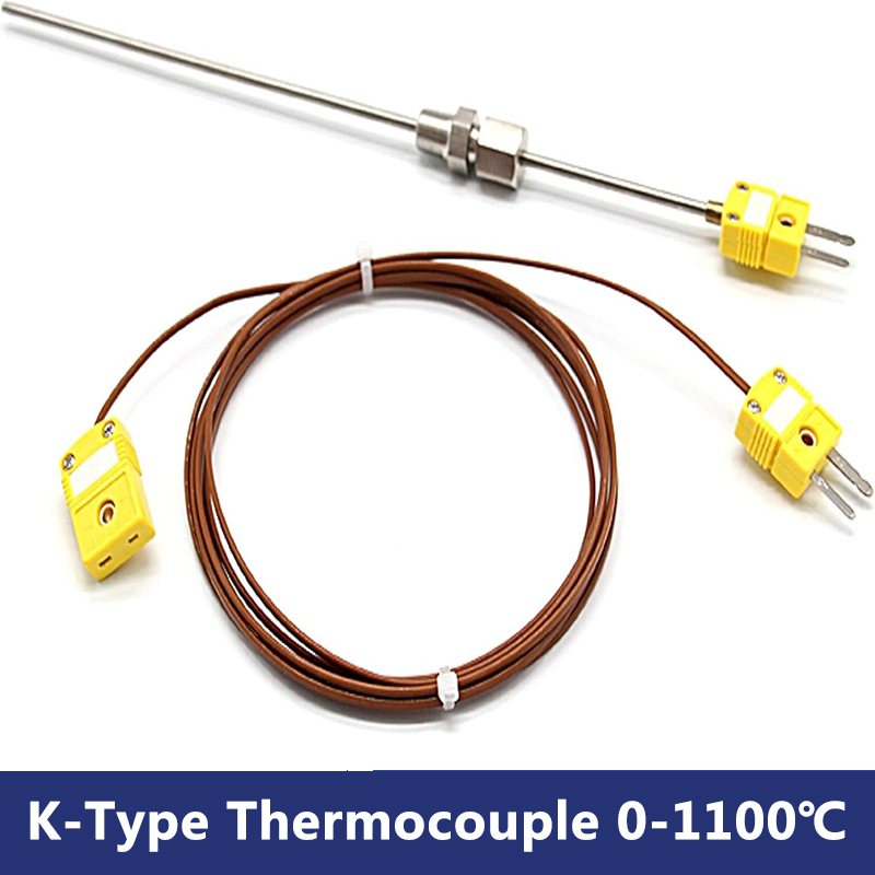 K-Type Sheathed Thermocouple 0-1100℃,NPT1/8 screw ... – Vicedeal