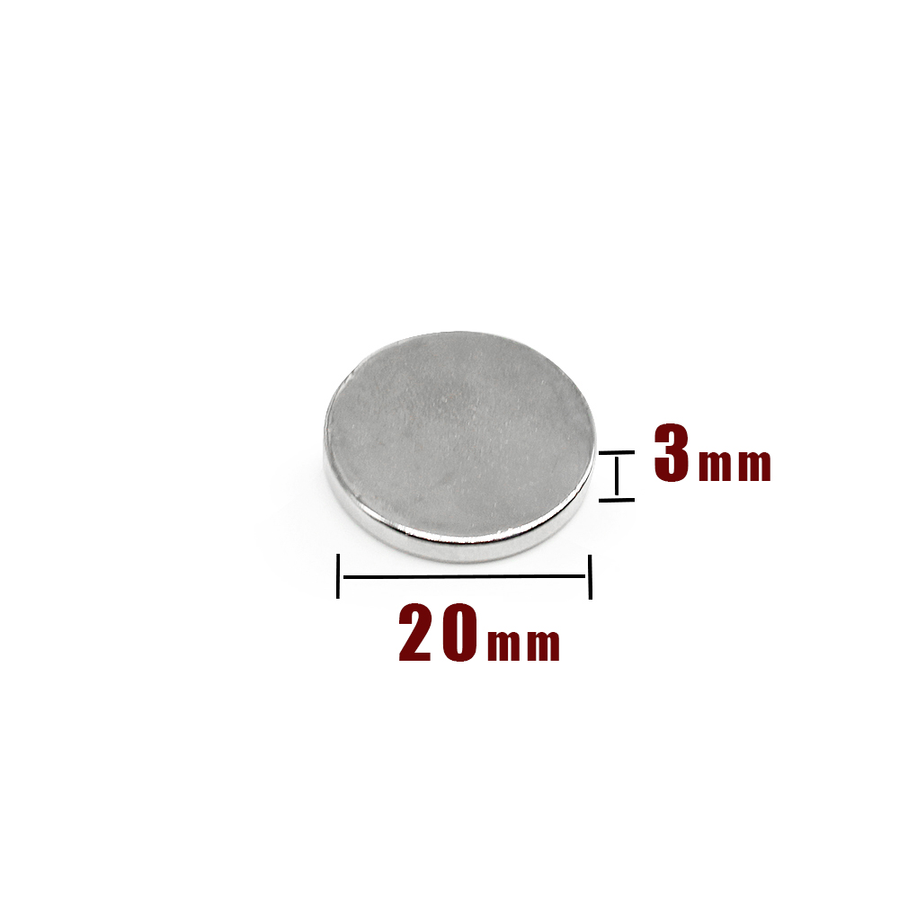 2/5/10/15/20/50PCS 20x3 Round Powerful Strong Magn... – Grandado