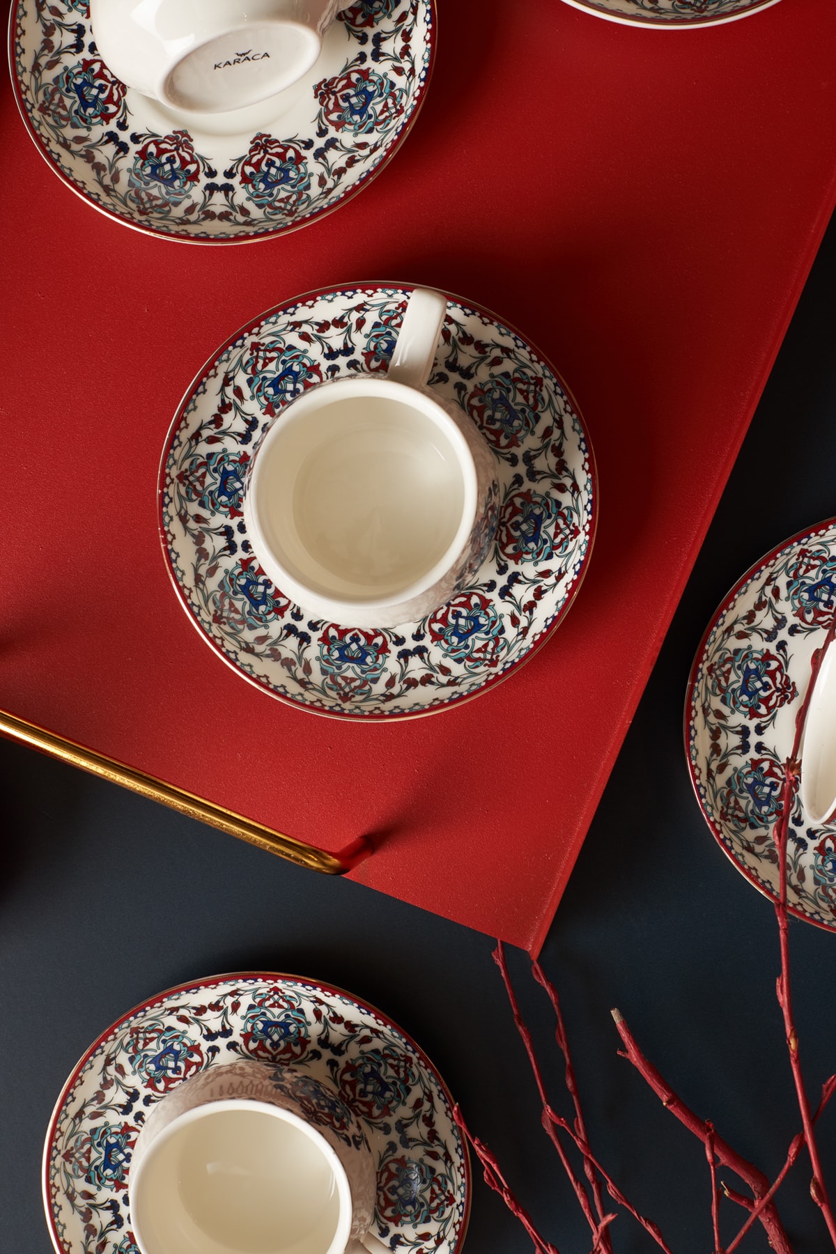 Karaca Set Van 6 Koffie Cups 90 Ml, Porselein Turk... – Vicedeal