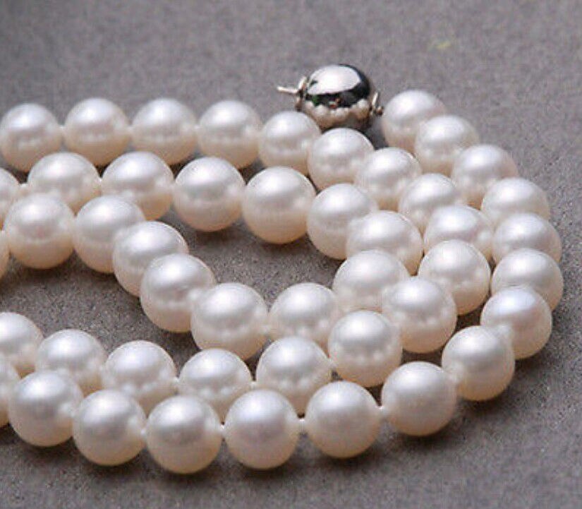Style >>>>>9-10mm AAA+ White Seawater Cultured Rou... – Vicedeal