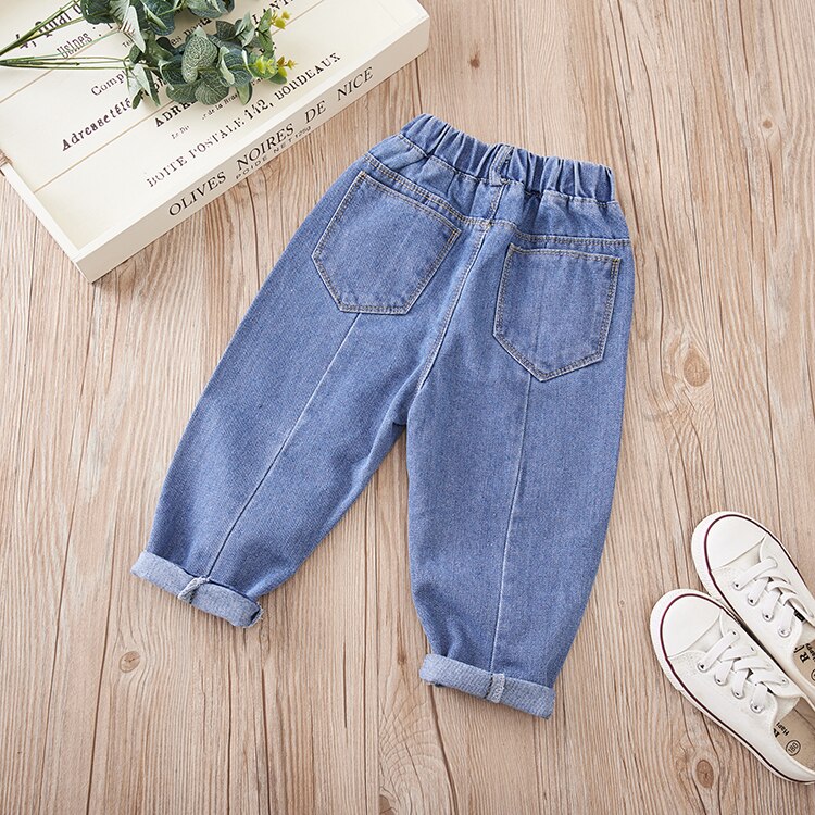 Children's jeans boys and girls casual pants – Vicedeal