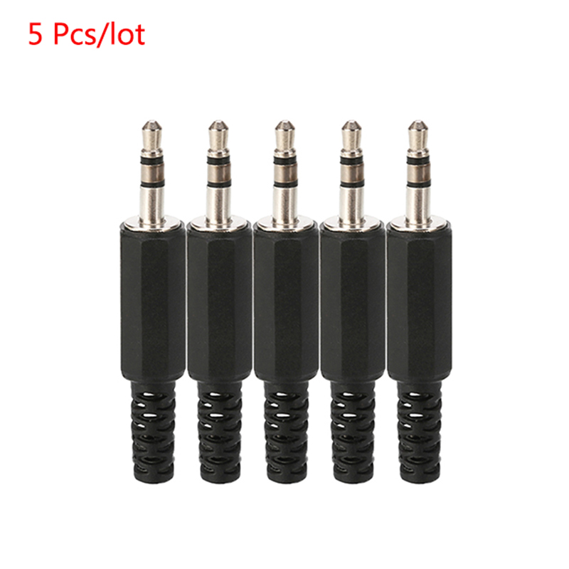 3.5mm Jack Stereo 3 Pole Male Jack for DIY Headset... – Grandado