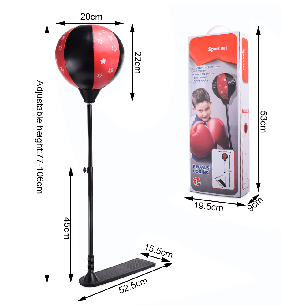 Height-Adjustable Punching Boxing Set toys, Childr... – Grandado