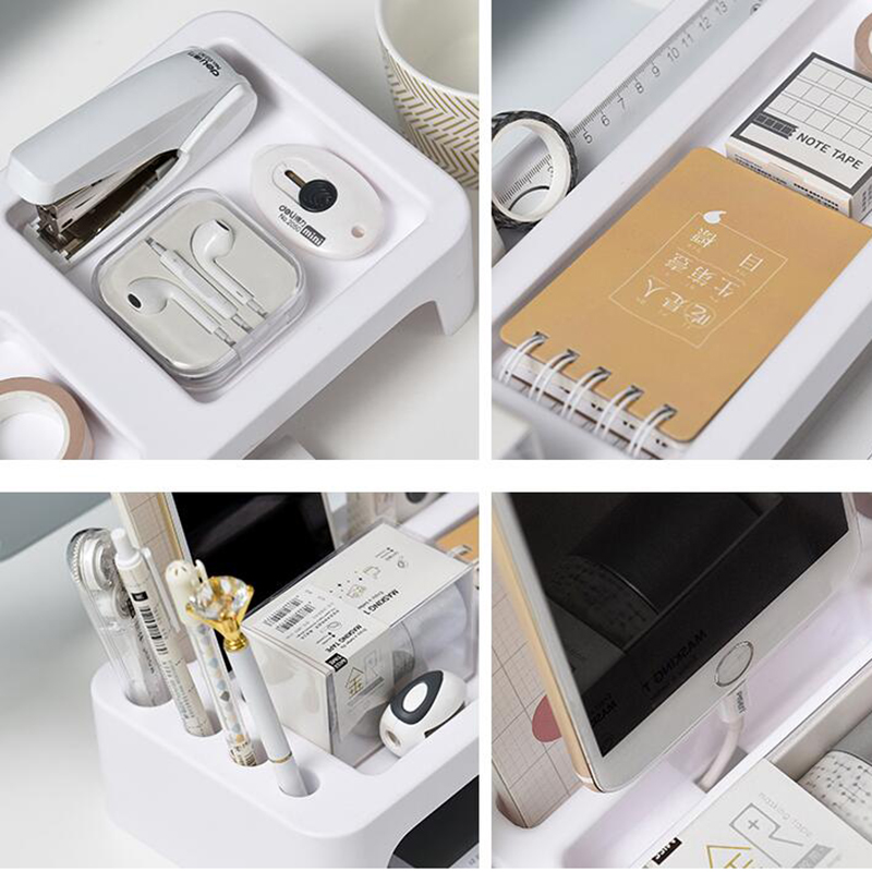 Office Stationery Storage Box Keyboard Storage Rac... – Vicedeal