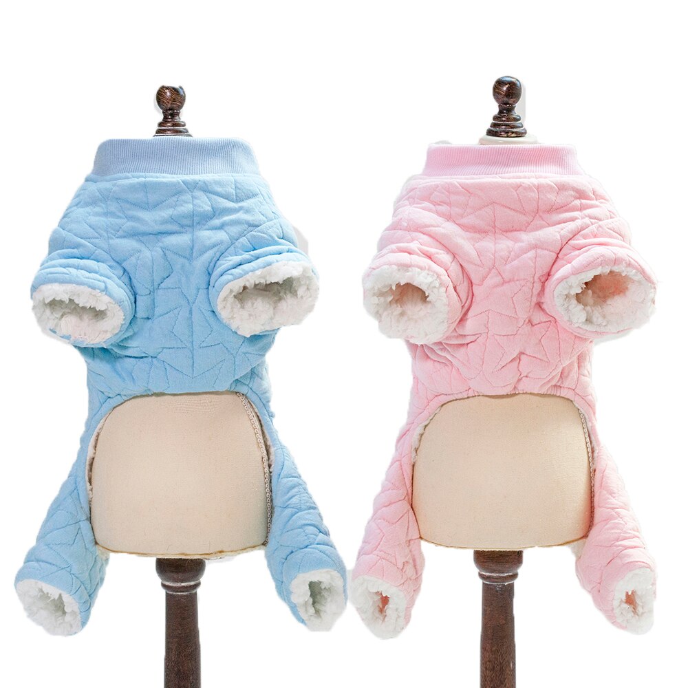 Soft homein warm pet dog winter clothes four legs ... – Grandado