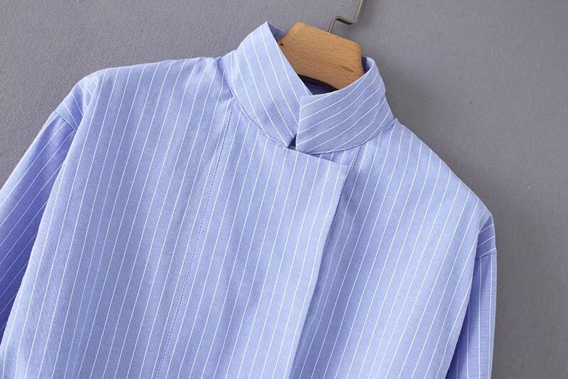 Dam vintage stativ krage randig fluga dragsko casu... – Vicedeal