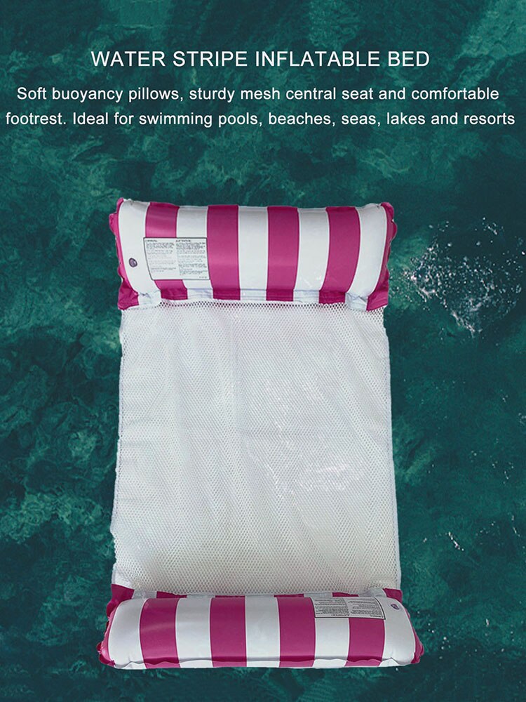 Foldable Swimming Pool Float PVC Row Hammock Water... – Grandado