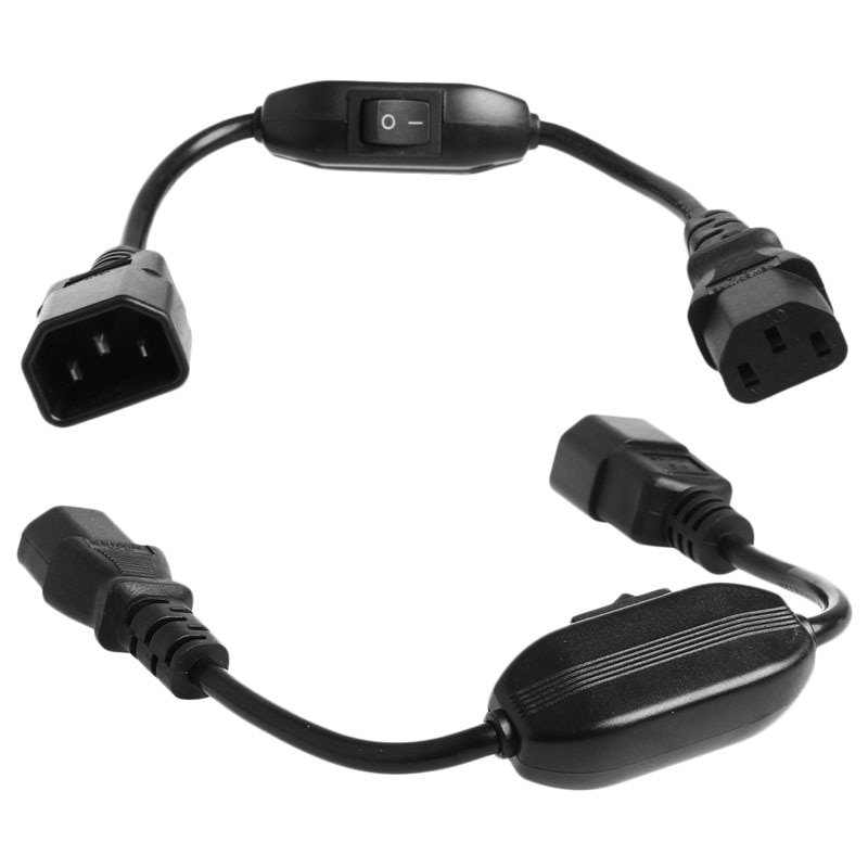 PDU UPS IEC 320 C14 Male To C13 Female Extension C... – Grandado