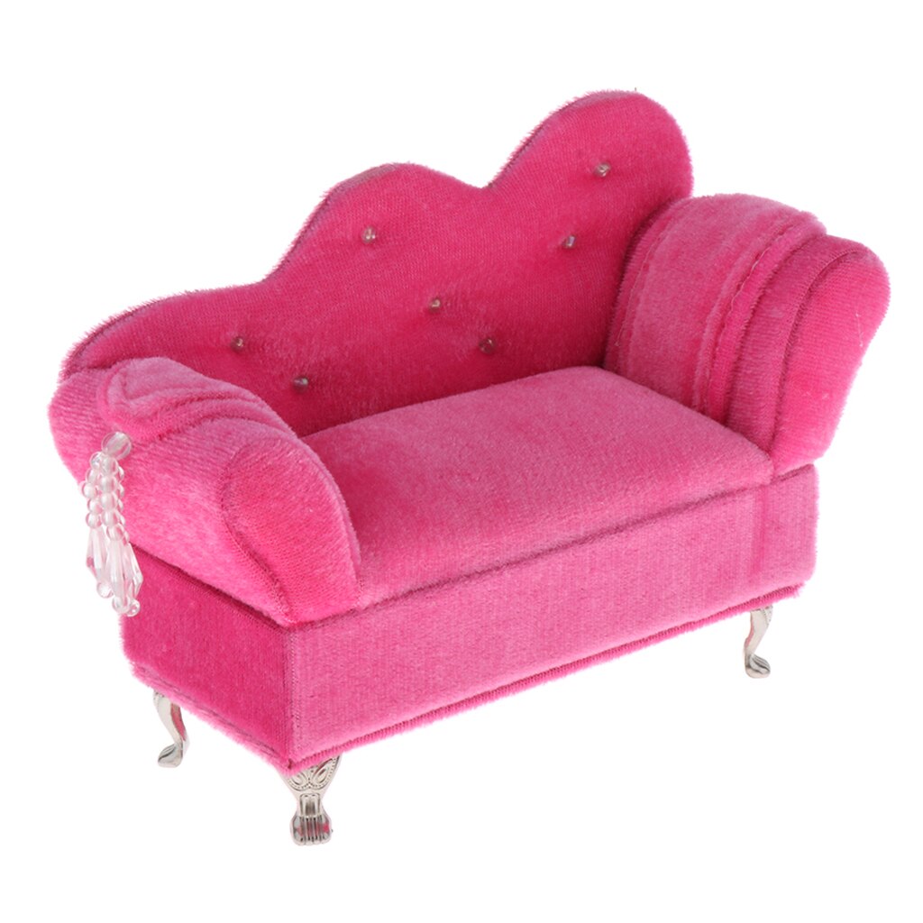 1/12 Scale Dollhouse Living Room Miniature Sofa Co... – Grandado