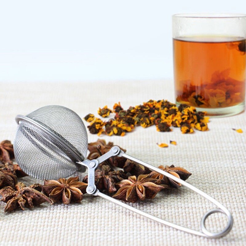 ! Portable Stainless Steel Handle Tea Ball Tea Inf... – Grandado