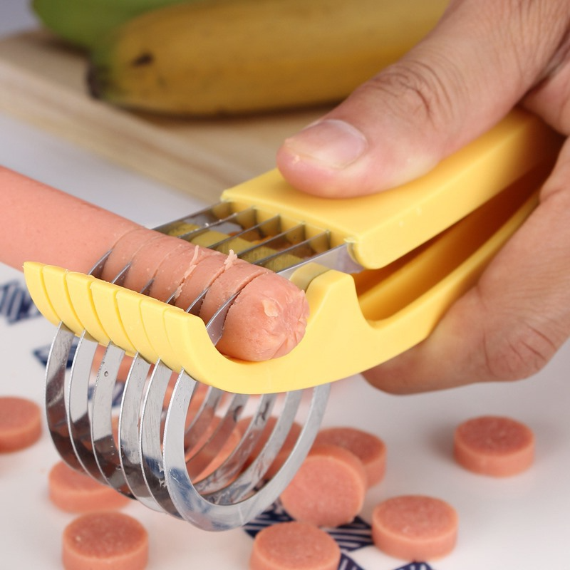 Banana Cutter Chopper Home Kitchen Tool Vegetable ... – Grandado