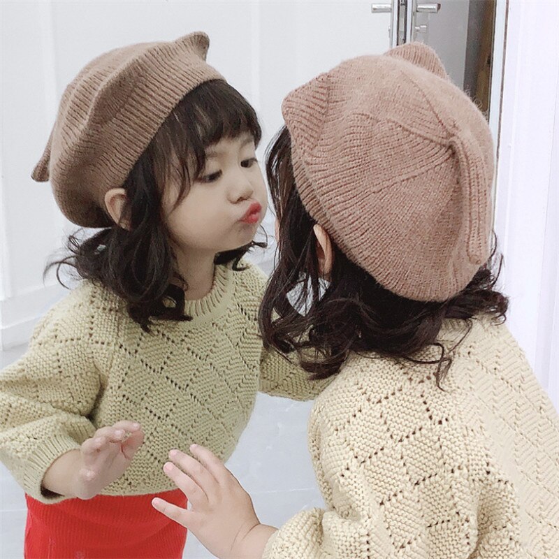 Kinderen Winter Hoed Voor Meisjes Hoed Gebreide Mu... – Vicedeal
