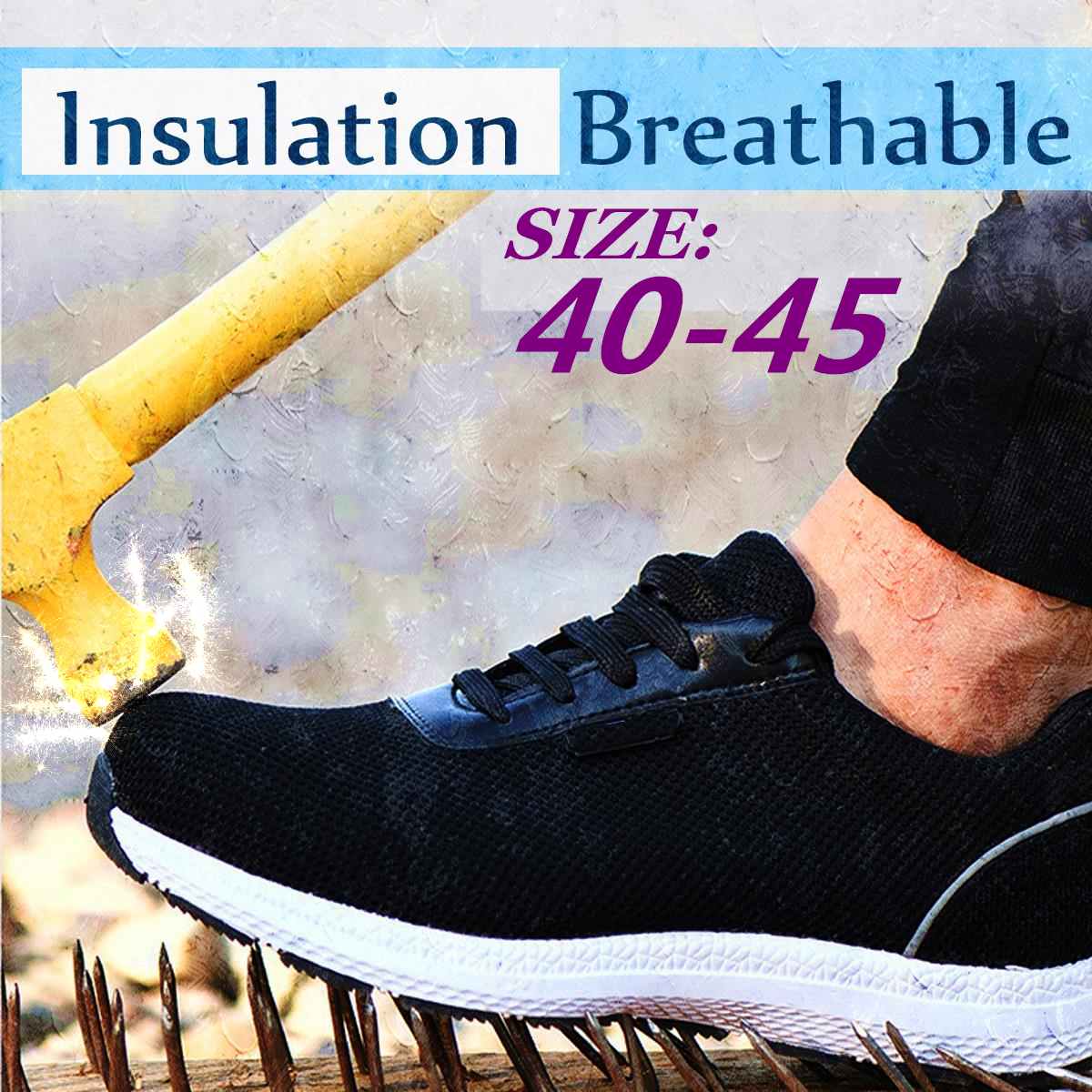 Men Outdoor Anti-slip Steel Toe Cap 6KV Insulation... – Grandado