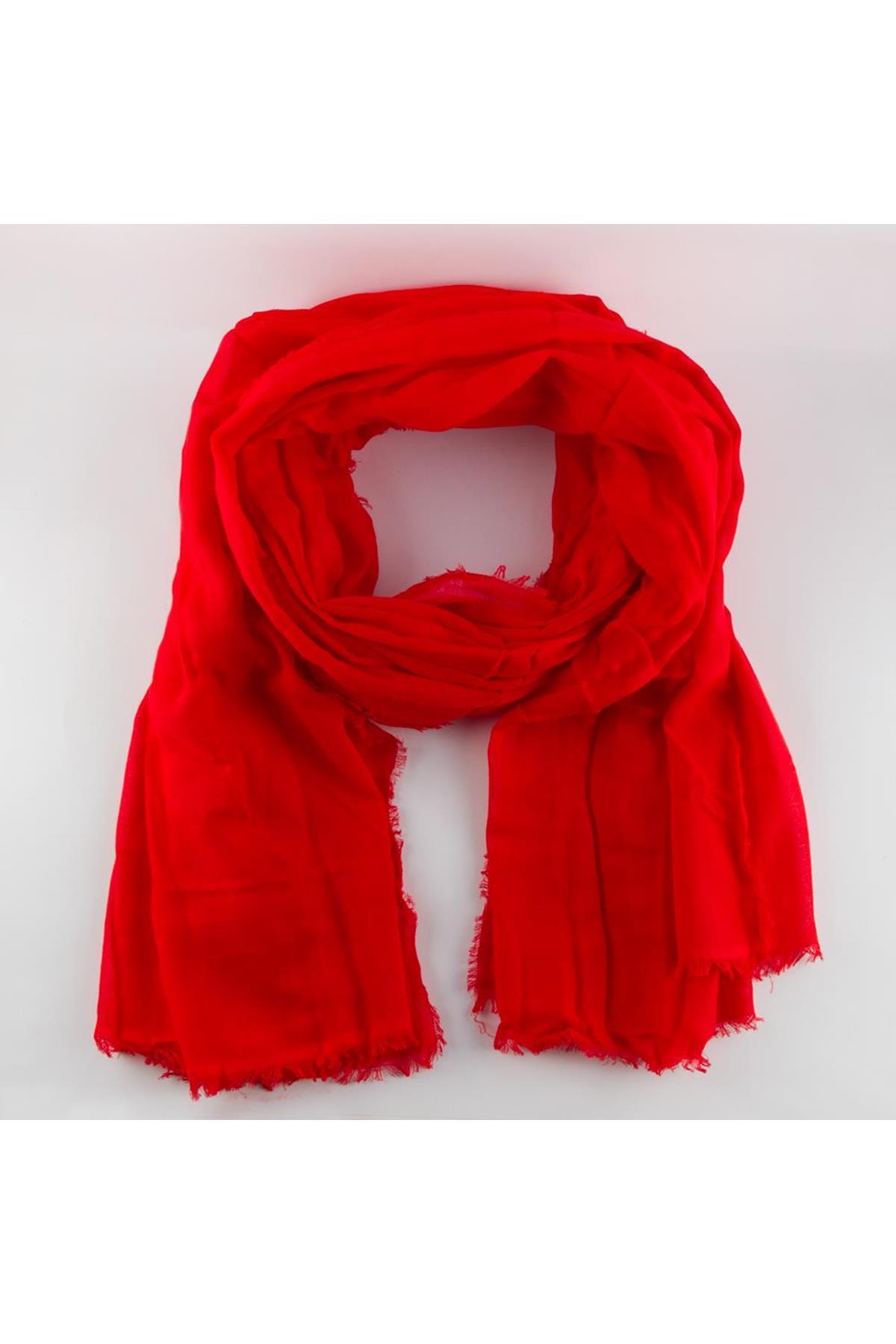 Herringbone Pattern 100 Cotton Shawl Color: Red – Vicedeal