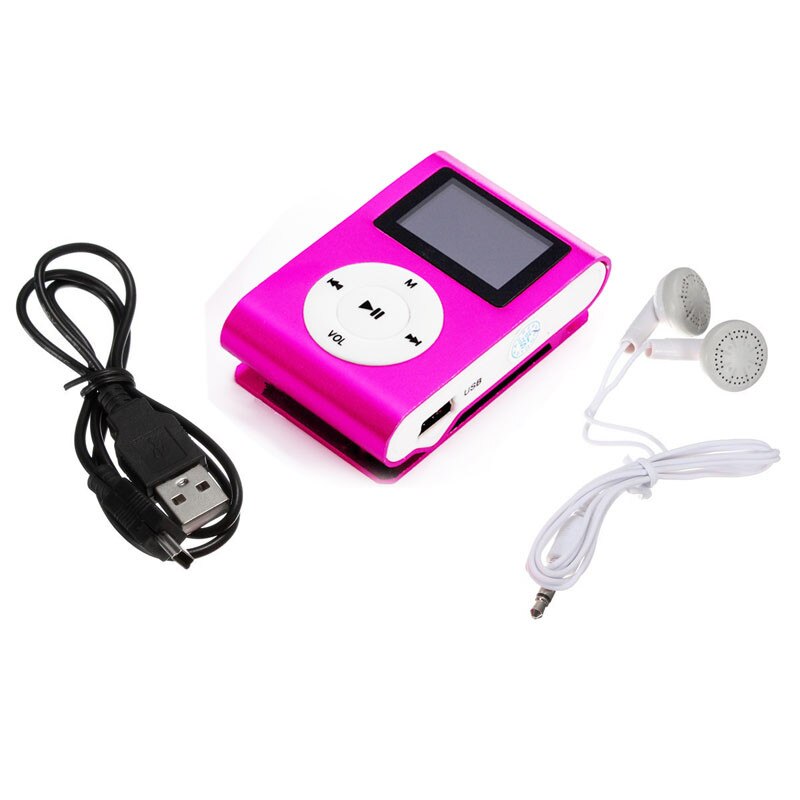 Metal Clip Digital MP3 Player LCD Screen for 2/4/8... – Grandado