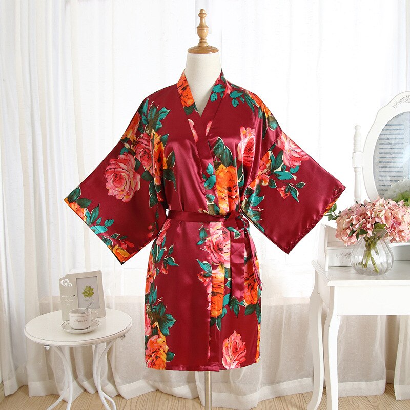 Chinese Traditional Gown Women Silk Satin Robe Lad... – Grandado