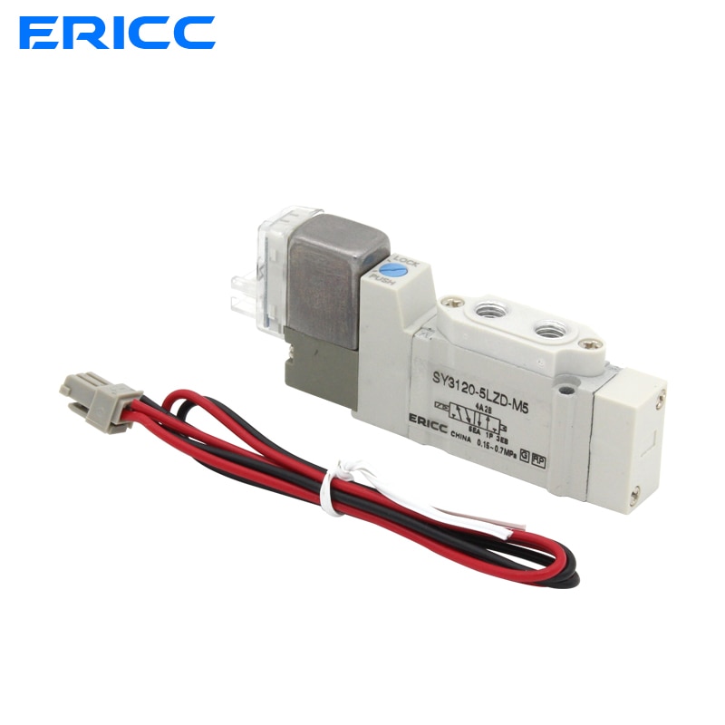SMC Type 5 port 2 Solenoid Valve SY3120 SY5120 SY7... – Grandado