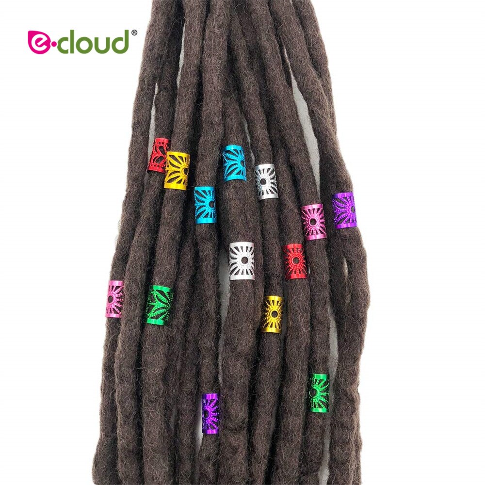 170 Stuks Dreadlocks Kralen Multicolor Aluminium D... – Grandado