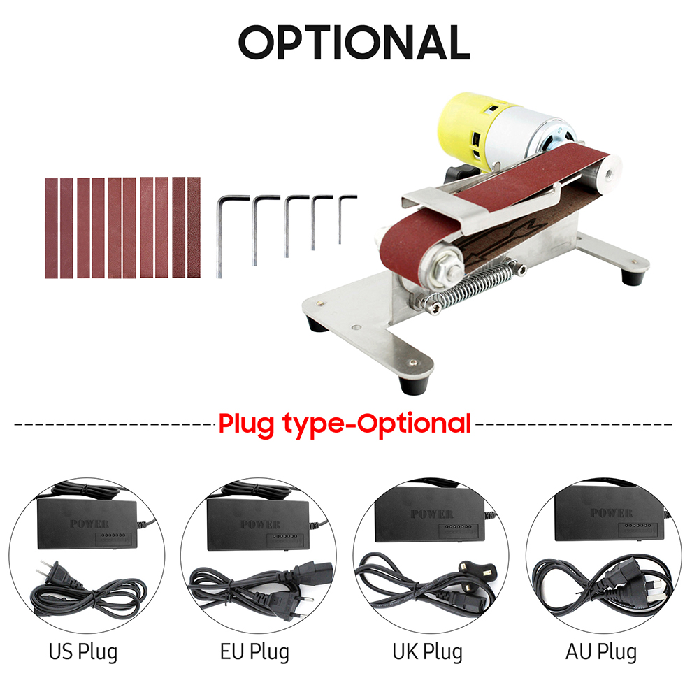 Mini Belt Sander Electric Edge Sharpener with Adju... – Vicedeal