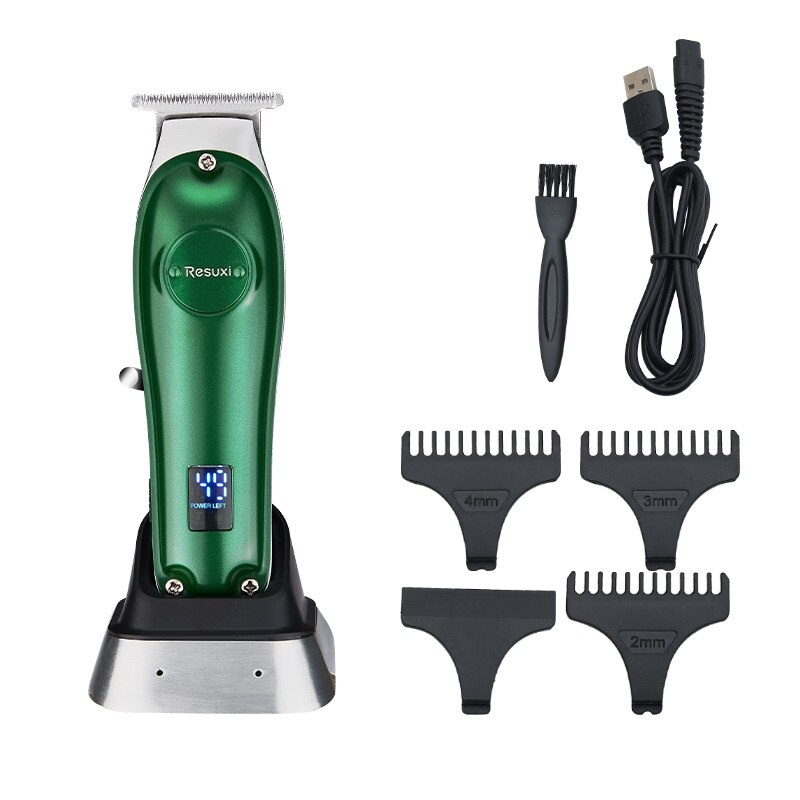 RESUXI Hair Trimmer LCD display Hair Clipper Recha... – Grandado