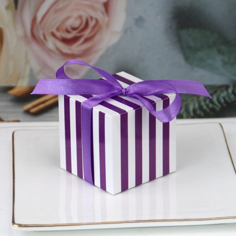 10pcs/lot Pink Blue Cake Box Luxury Party favors C... – Grandado