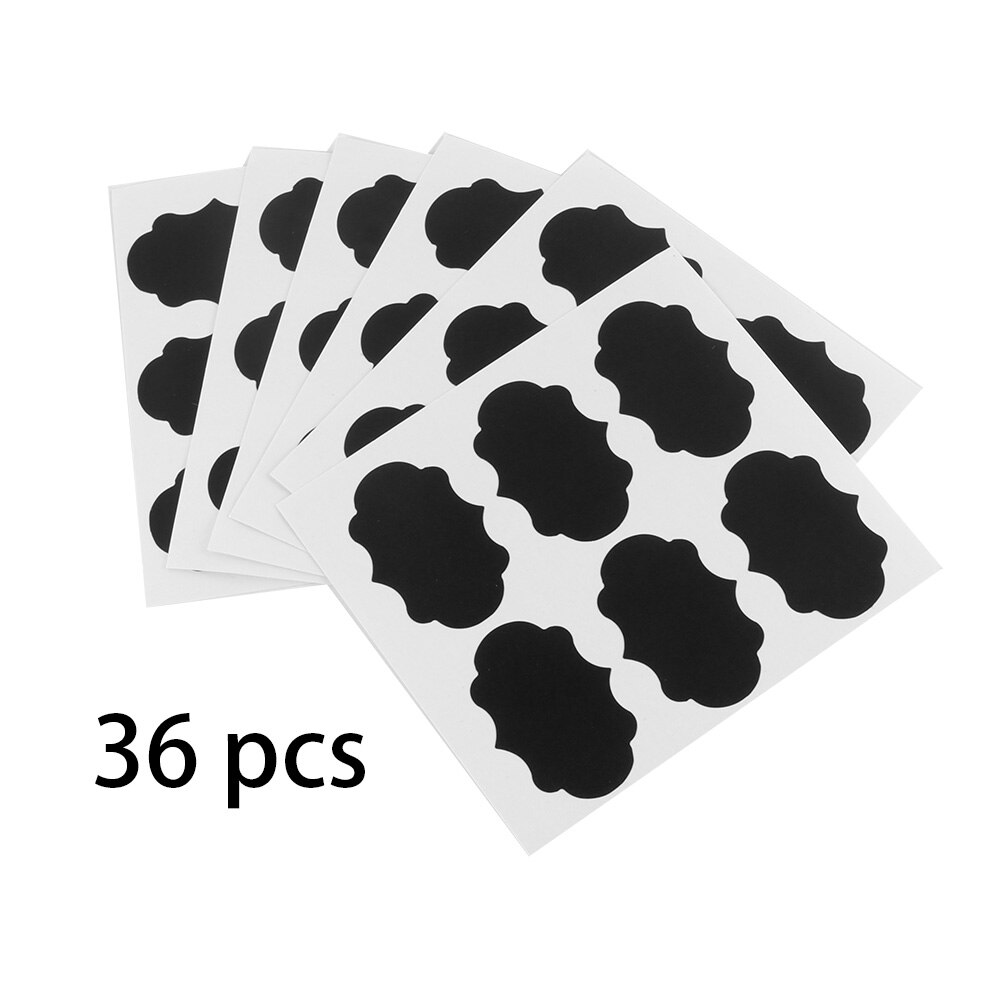 Home Type Sticker Labels For Jars 36pcs/Set Black ... – Grandado