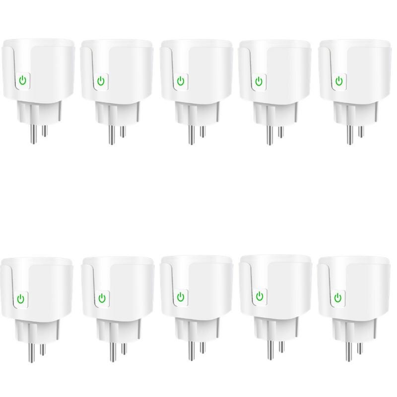 Wifi Eu Smart Plug 16A 220V Adapter Draadloze Afst... – Vicedeal