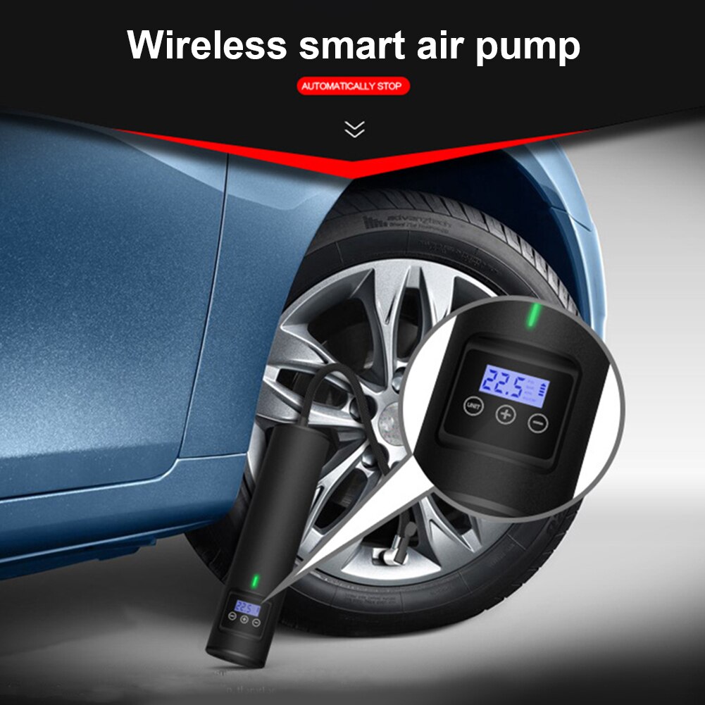 Auto Wireless Tire Inflator Pomp Usb Oplaadbare Ga... – Vicedeal