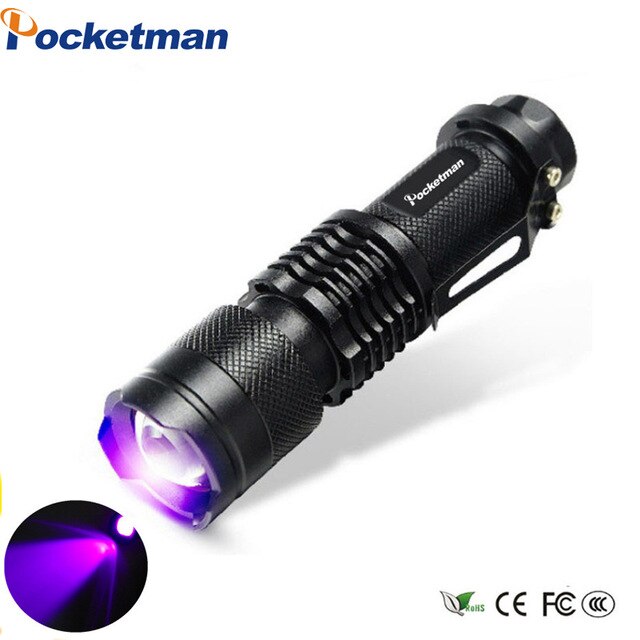 UV foco LED mini antorcha 395nm luz negra longitud... – Grandado