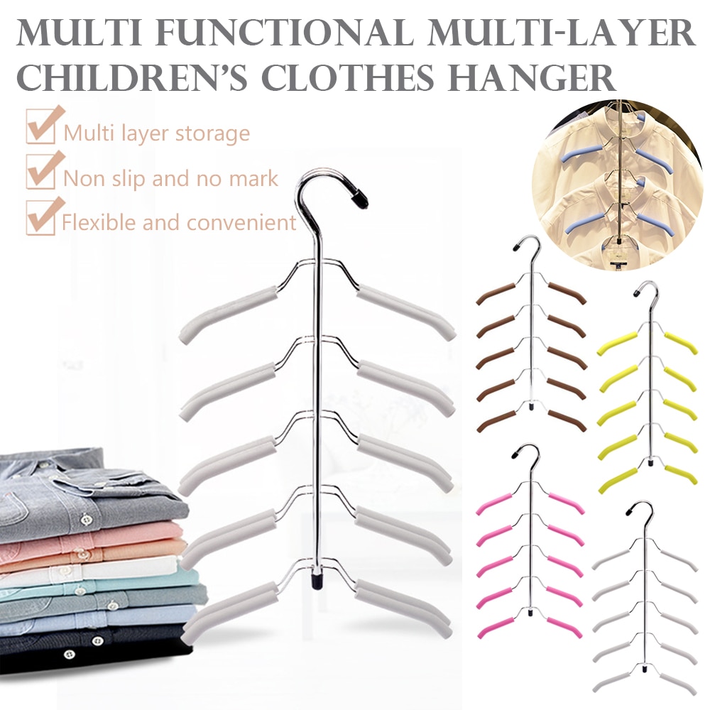 Multilayer Hanger Rvs Kleding Magazijnstellingen T... – Grandado