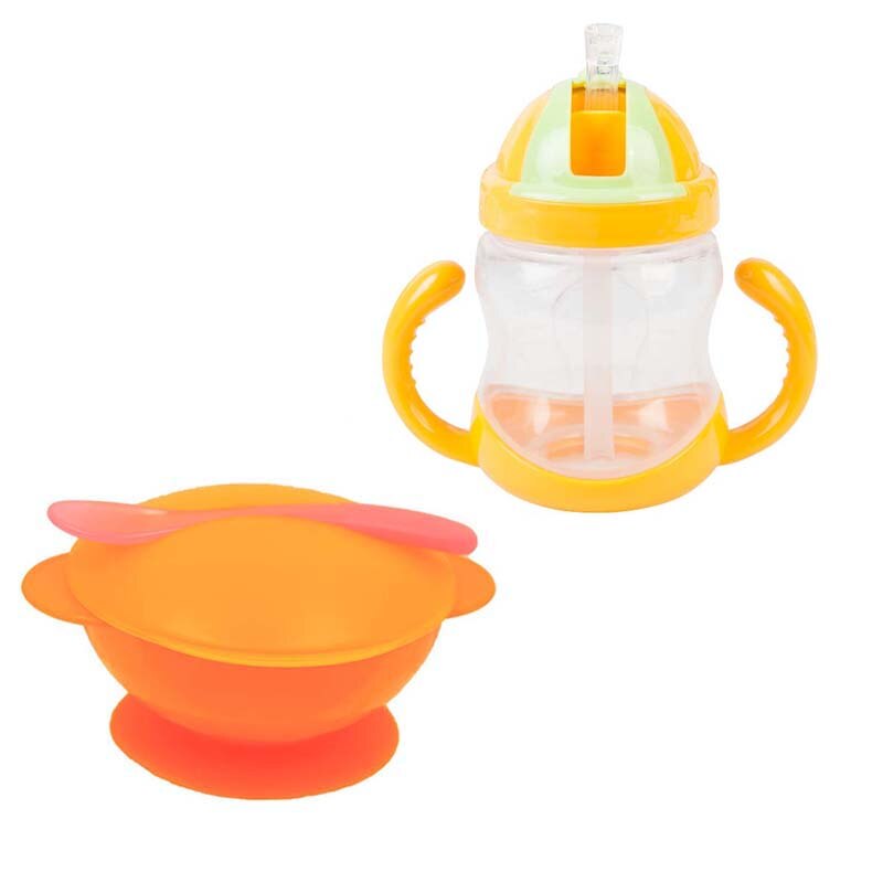 2Pcs Set 360 Sippy Trainer Cup Toddler Baby Girl B... – Grandado