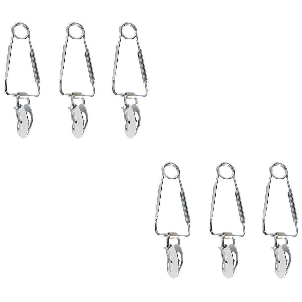 6 Pcs Spring Food Clamp Stainless Steel Food Tong ... – Vicedeal
