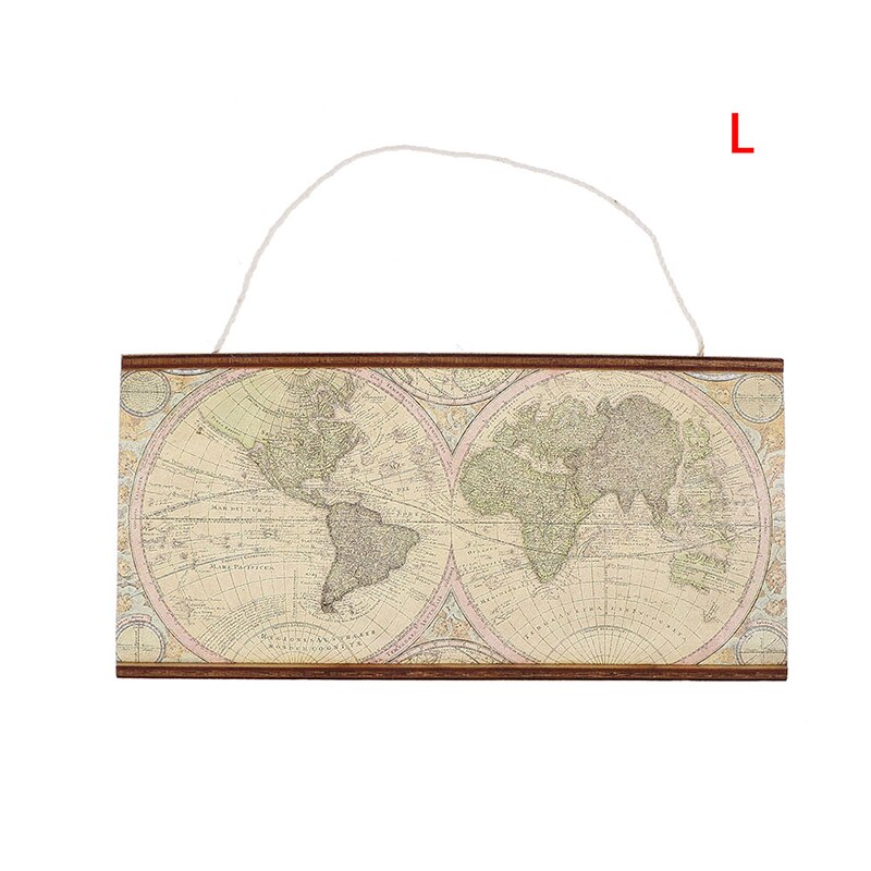 1/12 Size S M Mini World Map Simulation Furniture ... – Vicedeal