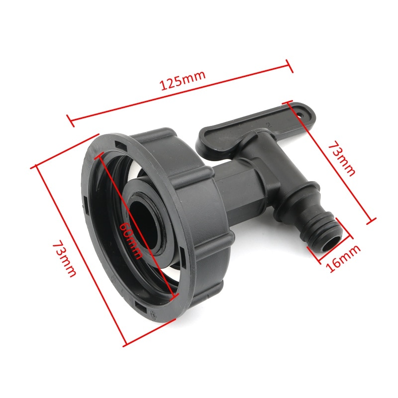 1000L 2 x 3/4" IBC Tank Tap 1/2"(15mm) Adapter Gar... – Grandado
