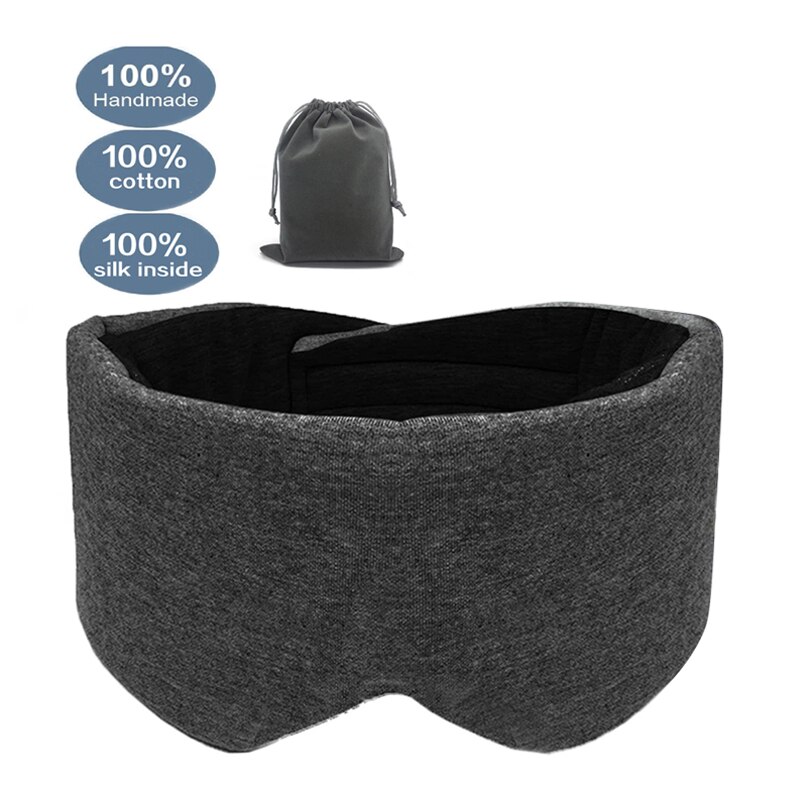 100% Cotton Eye Mask Sleeping Mask Eyeshade Cover ... – Grandado