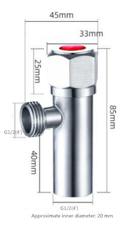 G1/2 304 indvendig wire i rustfrit stål fortykket ... – Vicedeal