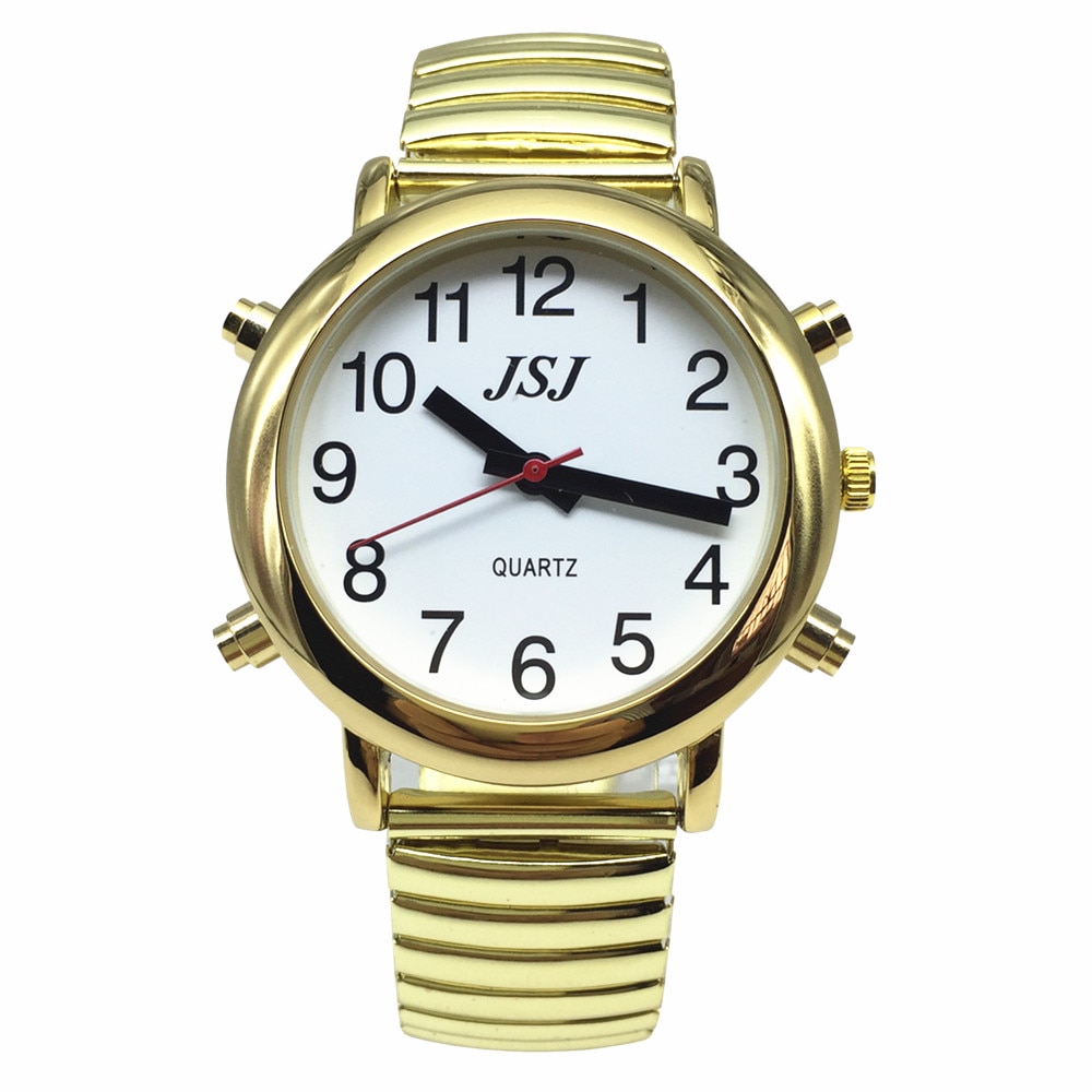 Spanish Talking Watch with Alarm, White Dial, Only... – Grandado