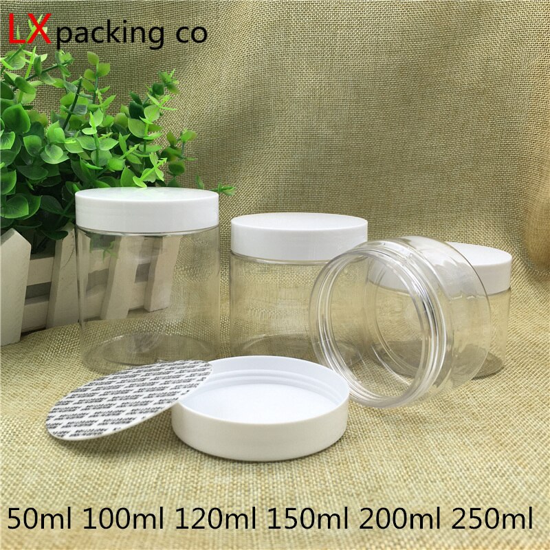 40 PCS 50 80 100 150 200 250 ML Clear Plastic Pack... – Grandado