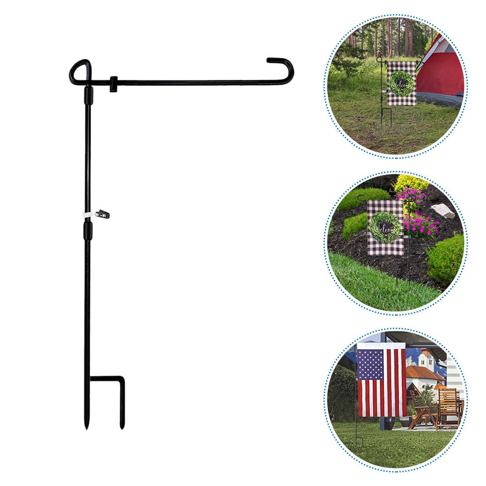 1Pc Tuin Ijzer Vlag Pole Outdoor Yard Vlaggen Stan... – Grandado
