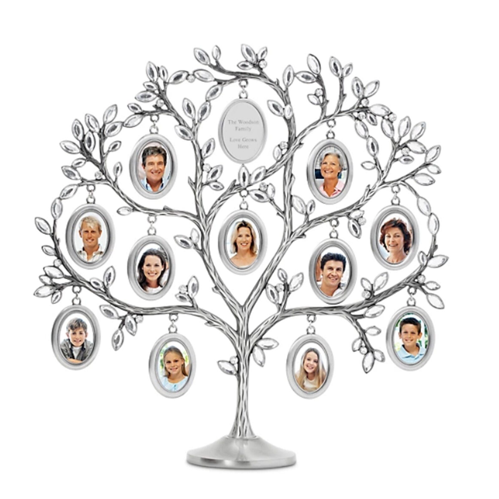 Family Tree Hanging Photo Picture Tree With 12 Pic... – Grandado