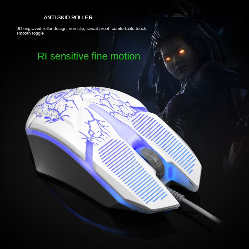 Gaming Colorful Wired Mouse USB Wired Desktop Lapt... – Grandado