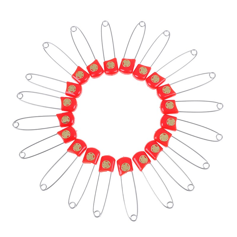 20Pcs/lot DIY Red Color Safety Pins Findings Safe ... – Grandado