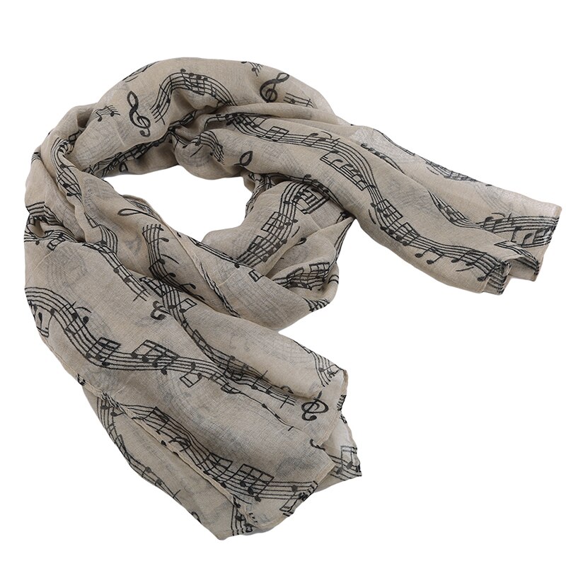 Special Price Women Musical Note Chiffon Neck Scar... – Vicedeal