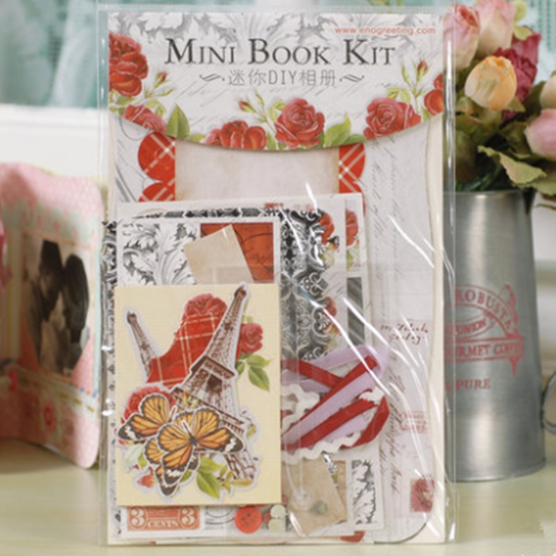 mini photo album diy photo frame Portable card But... – Grandado