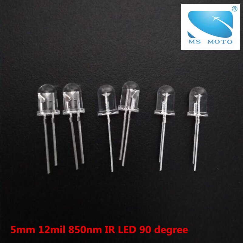 10pcs/lot 5mm 12mil 90 degree Infrared diode 850nm... – Vicedeal