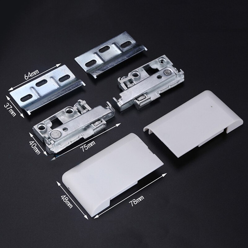 1 Paar Hardware Keukenkast Metalen Onzichtbare Han... – Grandado